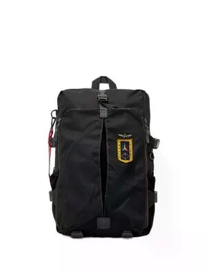 AERONAUTICA MILITARE Logo-patch Buckle-fastening Backpack - Black