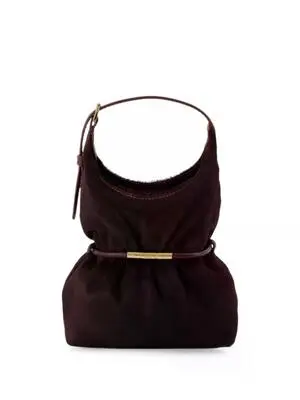 Balmain Mini Sphynx Hair-on Leather Shoulder Bag