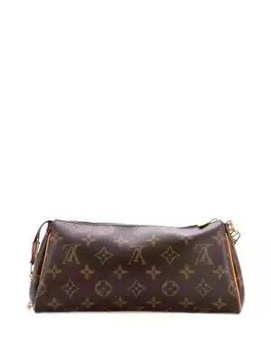 LOUIS VUITTON Eva Handbag Monogram Canvas Clutch Bag - Brown