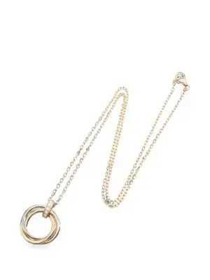 Cartier 2010s Trinity Diamond Necklace - Gold