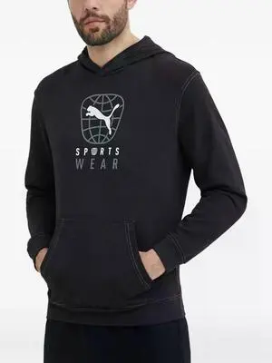 PUMA Better Logo-print Hoodie - Black