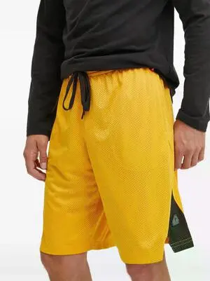 REEBOK Mesh Track Shorts - Yellow