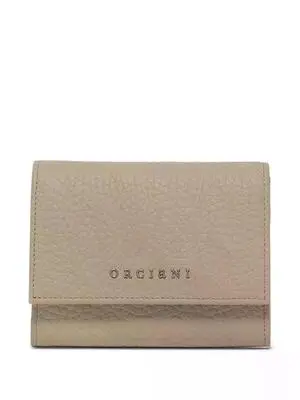 Orciani Envelope Leather Wallet - Neutrals