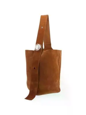 Loewe 2020s Pebble Suede Handbag