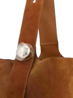 Loewe 2020s Pebble Suede Handbag