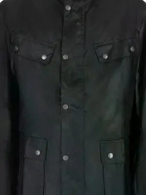BARBOUR INTERNATIONAL Tourer Duke Waxed-finish Multi-pocket Jacket