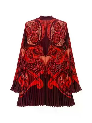 La DoubleJ Pleated Pussy-bow Blouse