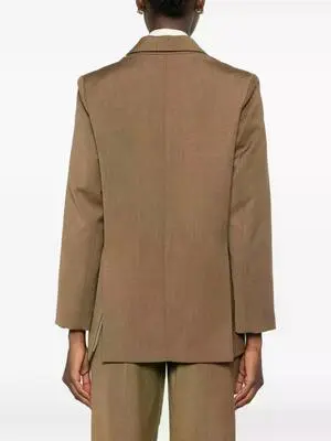 FORTE_FORTE Bead-embellished Double-breasted Blazer
