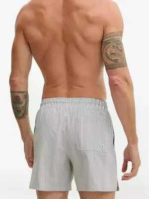 Nike Seersucker Striped Swim Shorts - White