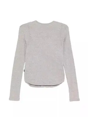JUUN.J Double-layered Henley-neck T-shirt - Grey