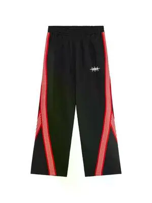BARROW Side-stripe Track Pants - Black