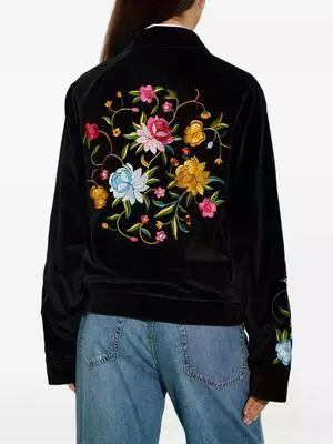 Kenzo Wildflower Embroidered Velvet Jacket