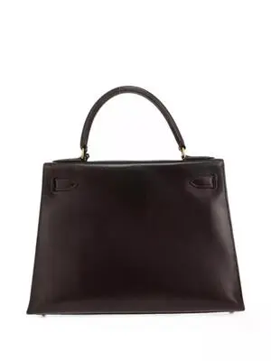 Hermès 1988 28 Kelly Leather Tote Bag - Brown