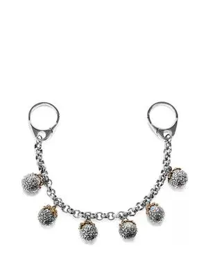 Alexander McQueen Heirloom Chain Bag Charm - Silver