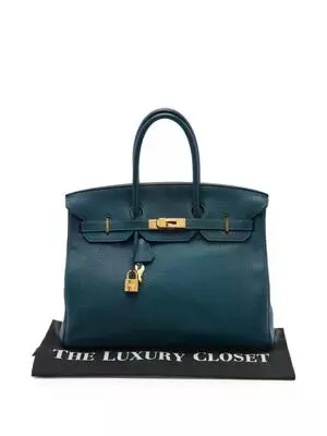 Hermès 2010s 35 Birkin Togo Leather Tote Bag