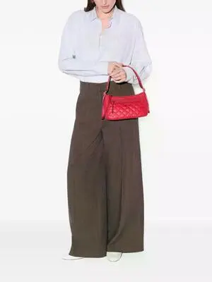 Mz Wallace Small Park Quilted Shoulder Bag - Red