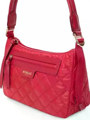 Mz Wallace Small Park Quilted Shoulder Bag - Red