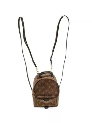 LOUIS VUITTON 2018 Mini Palm Springs Monogram Backpack - Brown