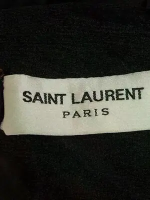 Saint Laurent Halter Neck Back Open Jumpsuit
