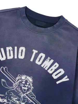 STUDIO TOMBOY Graphic-print Cotton T-shirt