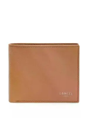 LANCEL Leon Grained Leather Wallet - Brown