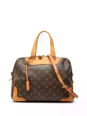 LOUIS VUITTON 2014 Monogram Retiro Pm Satchel - Brown