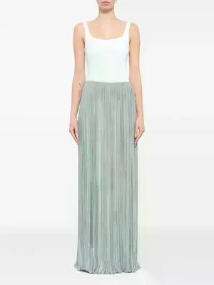 LANVIN Pleated Drawstring-fastening Maxi Skirt