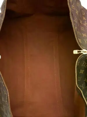 LOUIS VUITTON 1987 Monogram Keepall 60 Travel Bag - Brown