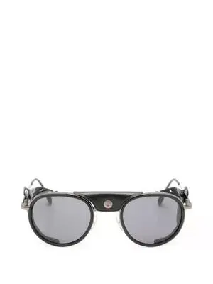 Carrera Eyewear Sport Round-frame Perforated-shield Sunglasses - Black