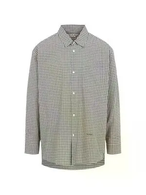 Marni Check-pattern Shirt - Grey