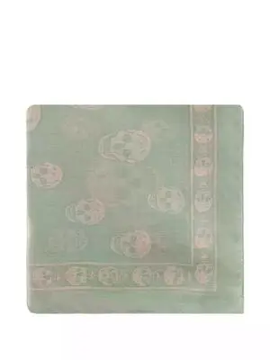Alexander McQueen Skull-pattern Silk Scarf