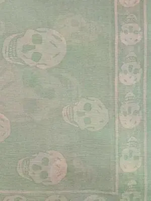 Alexander McQueen Skull-pattern Silk Scarf