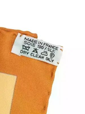 Hermès 2000-2026 Pythagore Silk Scarf 90 Scarves - Neutrals