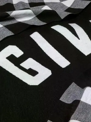 Givenchy Paris Double Sided Blanket In Wool