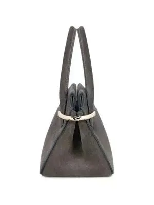 Givenchy Medium Pinch Bag In Suede Leather - Grey