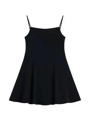 Givenchy Sliced Mini Dress In Crepe Cady - Black