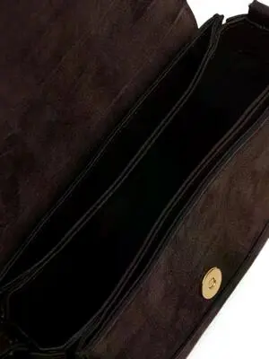 POLLINI Fence Suede-leather Crossbody Bag