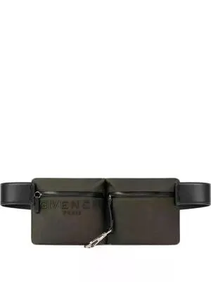 Givenchy Cargo Belt Bag In Canvas - Green
