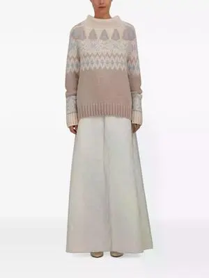 Herno Norwegian-motif Jacquard-knit Sweater