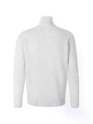 C.P. COMPANY Lambswool Lens Half Zip Sweater
