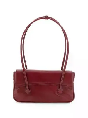 MARGESHERWOOD Glossy Leather Shoulder Bag - Red