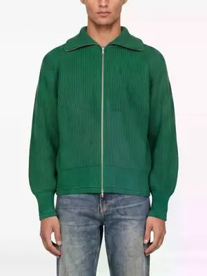 ENTIRE STUDIOS Ribbed-knit Cardigan - Green