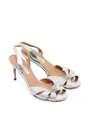 AQUAZZURA Flirt Crystal-embellished Sandals