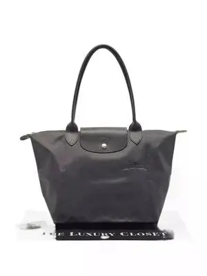 Longchamp Medium Le Pliage Tote Bag - Grey