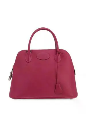 Hermès 2011 30 Bolide Leather Tote Bag - Pink