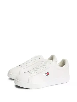 Tommy Hilfiger Logo-patch Leather Sneakers