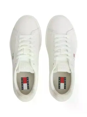 Tommy Hilfiger Logo-patch Leather Sneakers