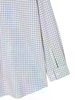 STUDIO TOMBOY Check-pattern Oversized Shirt - White