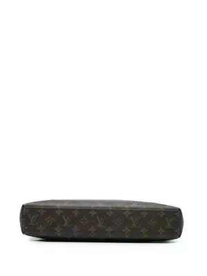 LOUIS VUITTON 2013 Monogram Macassar Porte Documents Jour Business Bag