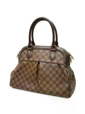 LOUIS VUITTON 2009 Damier Ebene Trevi Pm Satchel